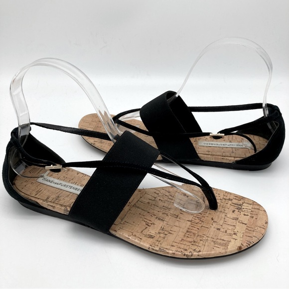 Diane Von Furstenberg | Shoes | Diane Von Furstenberg Flat Suede Thong ...